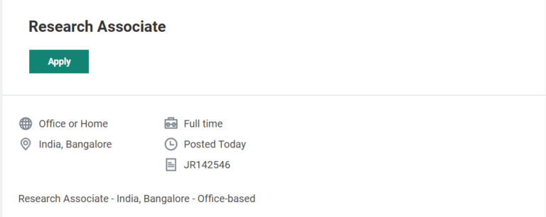 ICON Hiring Research Associate Job Clinical Research Evidence Generation